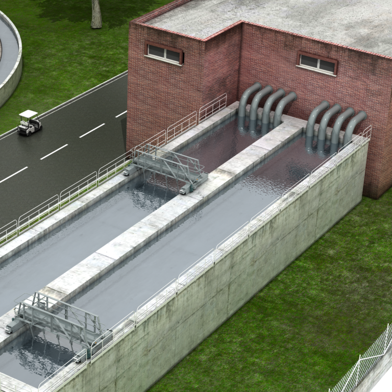 Inlet Channel Products for the Wastewater Treatment Plants